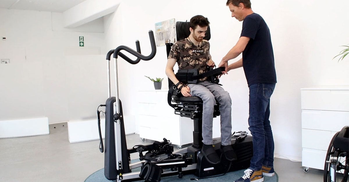 [Video] Wheelchair user Moritz testing the new Innowalk