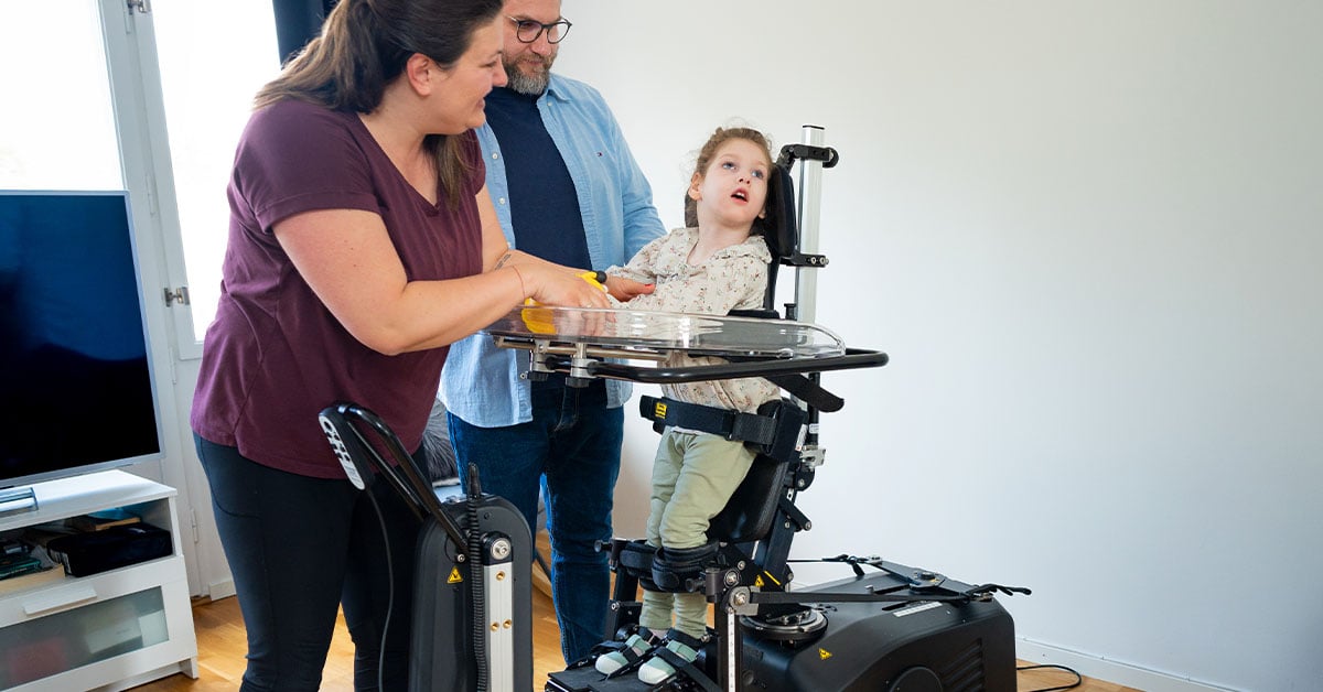 What is a standing frame?