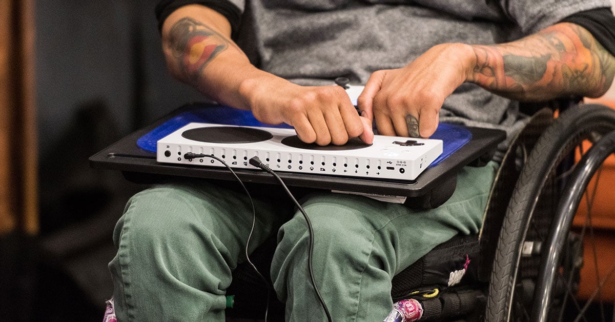 Adapted controller for gaming - Let’s play!