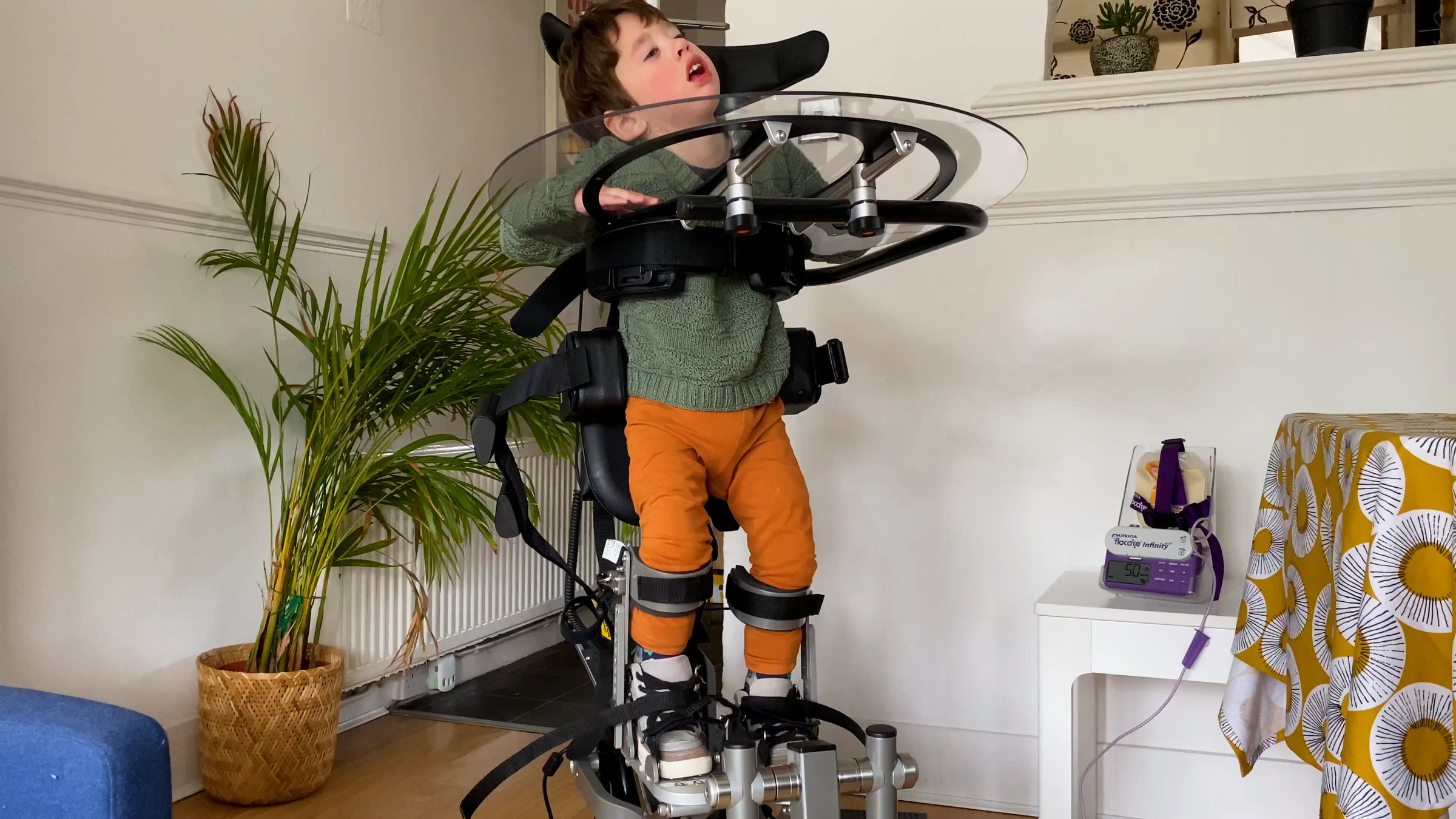 What is a standing frame?